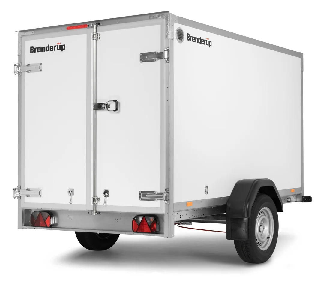 BRENDERUP PRZYCZEPA CARGO KONTENER CD260WBD1000 DRZWI 1000 KG