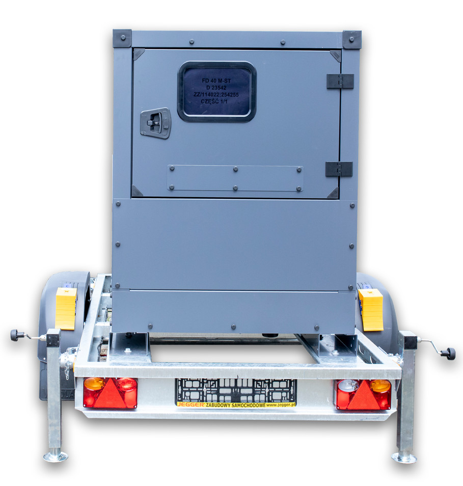 JEGGER PRZYCZEPA DO PRZEWOZU AGREGATU 2500x1300 1H 1300 KG